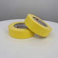 3M 6654 YELLOW 1.5” AUTOMOTIVE REFINISH MASKING TAPE, 36 MM X 55 M